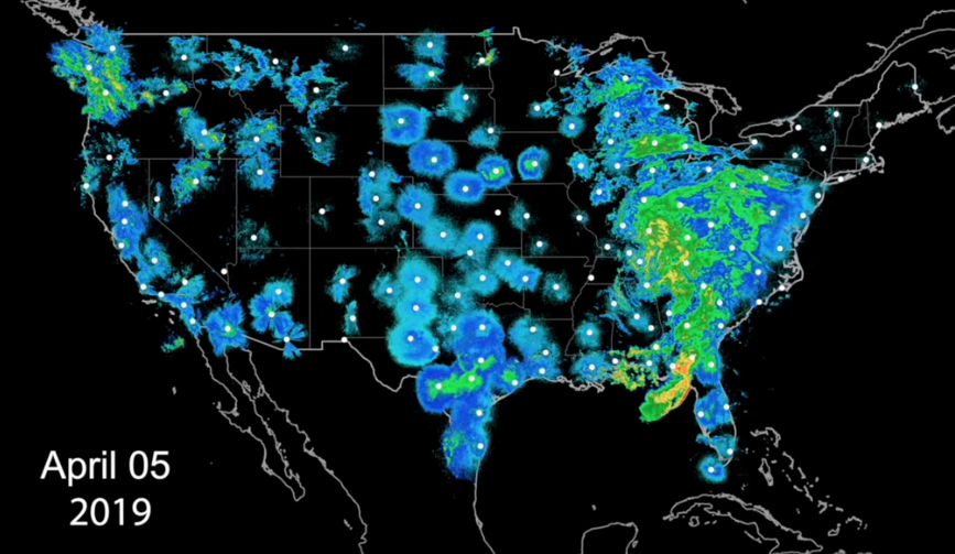 Weather Radar and Bird Migration - DarkSky Colorado